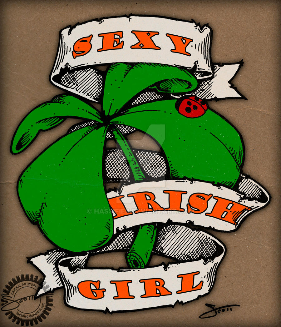 Sexy Irish Girl Shamrock By Hassified On Deviantart