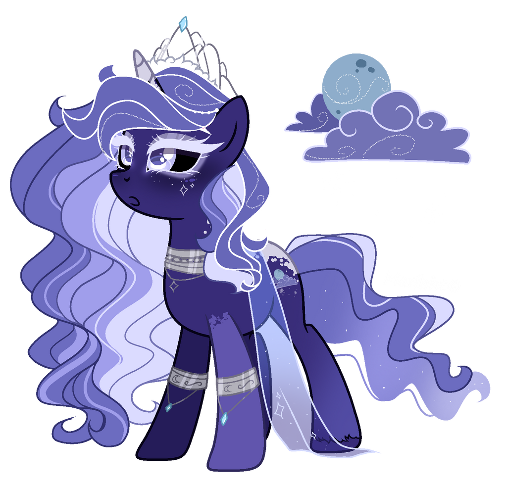 Mlp Next Gen Oc Adoptable Luna X Snowdrop By Marihht On Deviantart