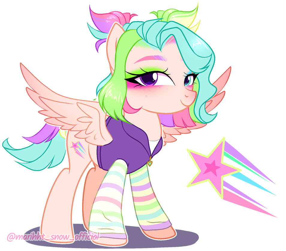 Mlp Oc Adopt ~ Zipp X Dash X Celestia By Marihht On Deviantart