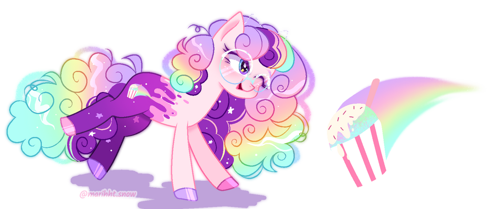 Mlp Oc Adoptable ~ Pinkie X Rainbow Dash By Marihht On Deviantart