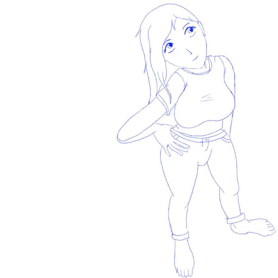 Csp Model Based Lineart By Miscvmuffin On Deviantart