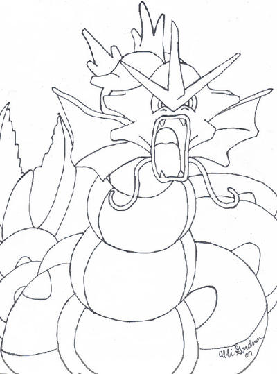 Gyarados by rubyechidna on DeviantArt