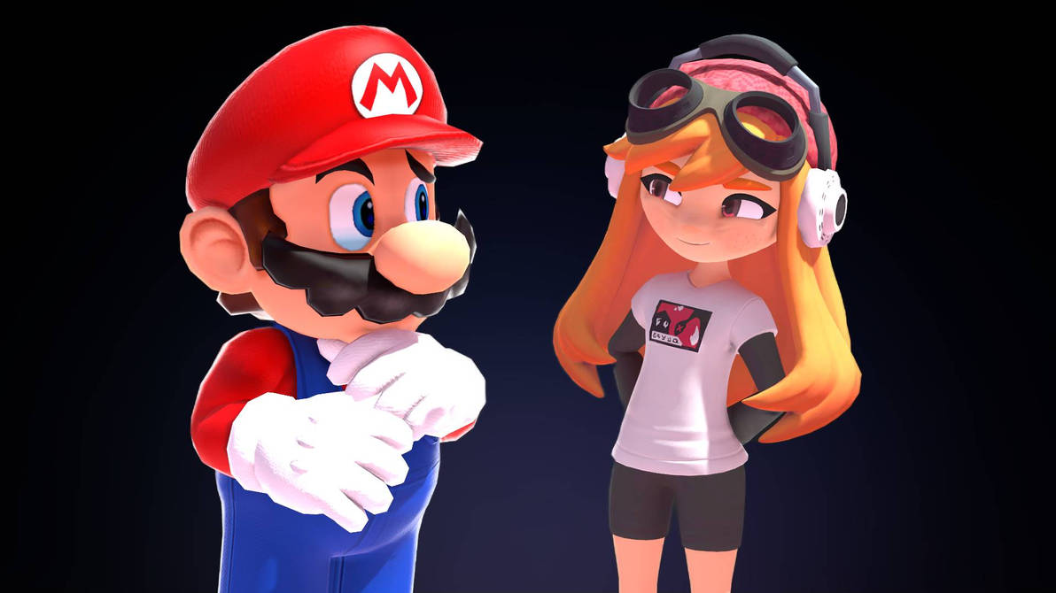 Mario And Meggy Posing By Kbacep On Deviantart