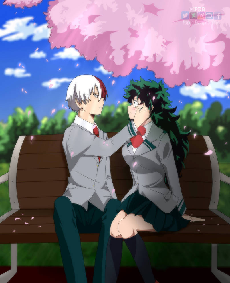 Todoroki And Fem Deku My Hero Academia Genderbend By Peb99 On Deviantart