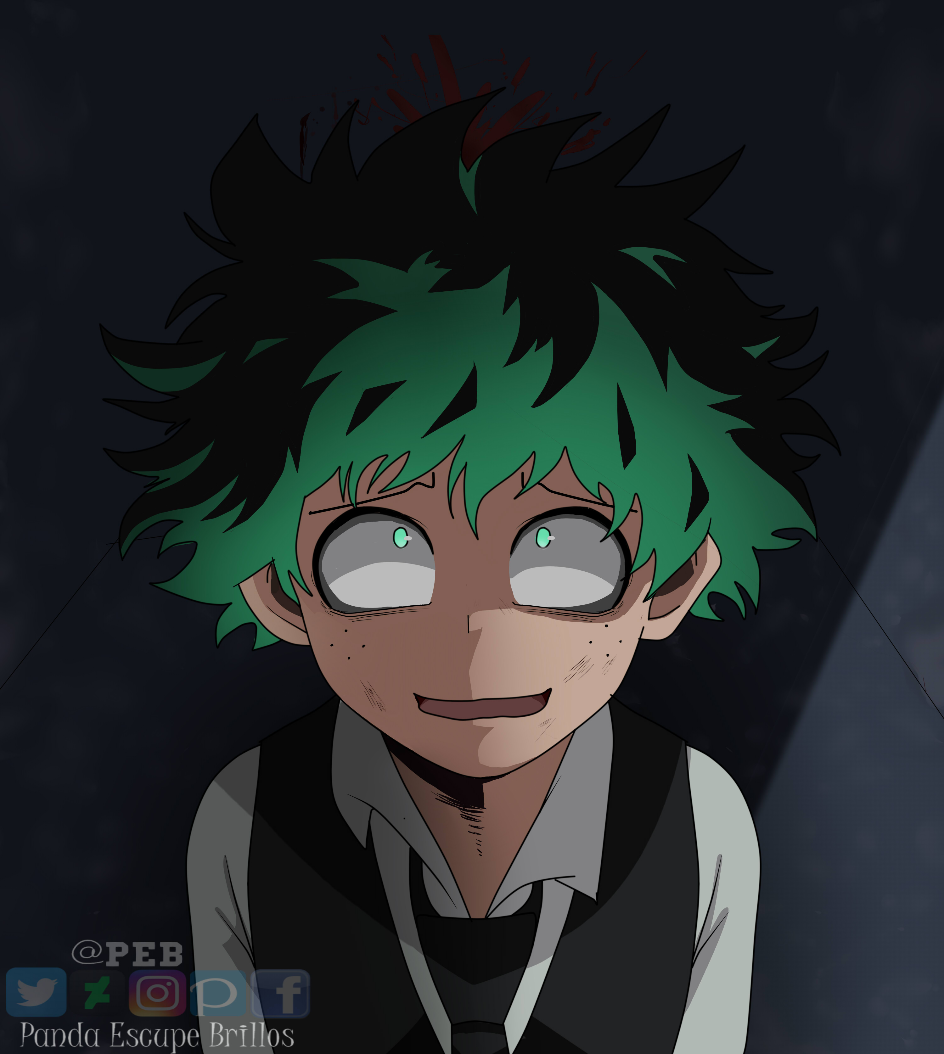 Villain Deku Midoriya Izuku Bnha Mha By Fuko99 On Deviantart