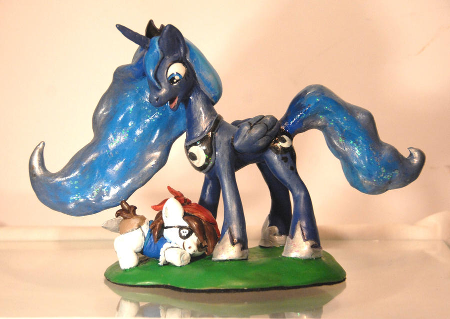 Princess Luna And Pipsqueak Sculpt By Miki On Deviantart