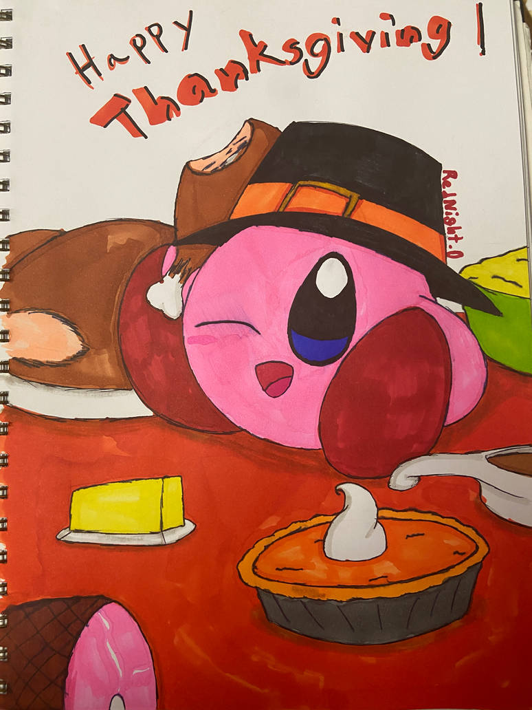 Kirby Having A Thanksgiving By Rednight0 On Deviantart