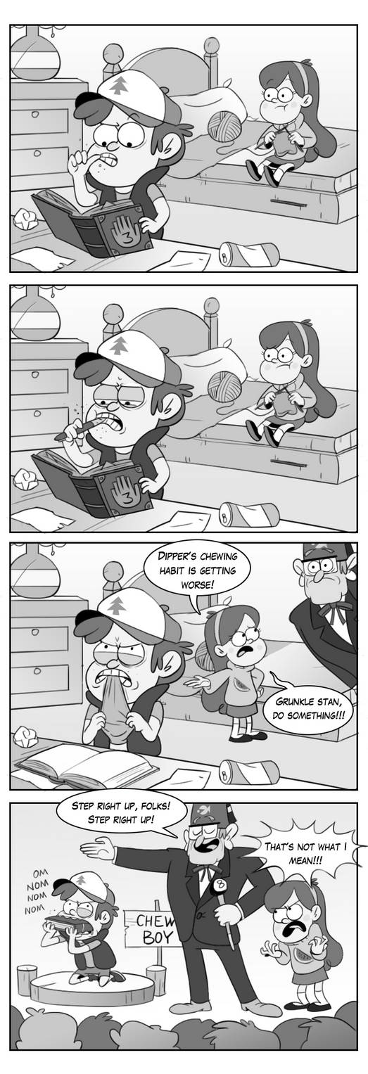 Dippers Chewing Habit By Markmak On Deviantart