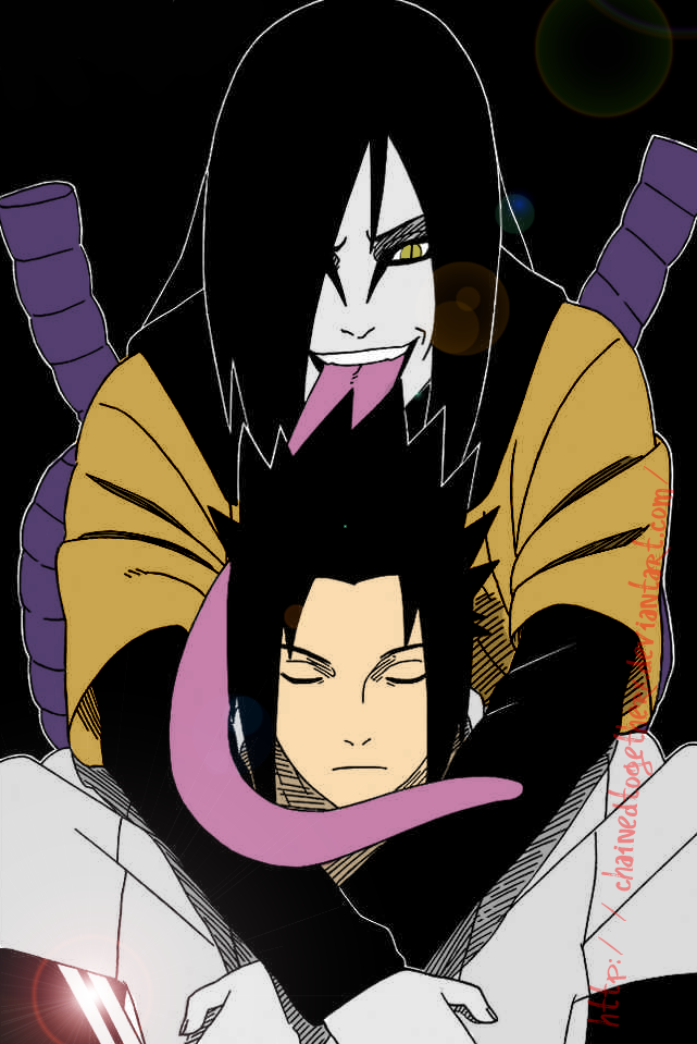 Orochimaru And Sasuke By Chainedtogetherx On Deviantart
