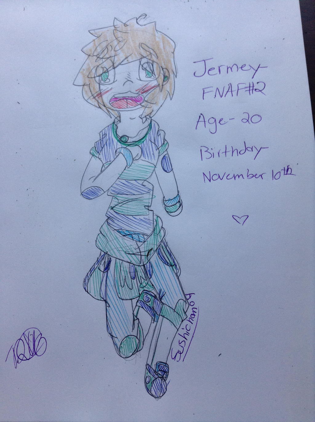 Jermey Fnaf 2 By Blurryface04 On Deviantart