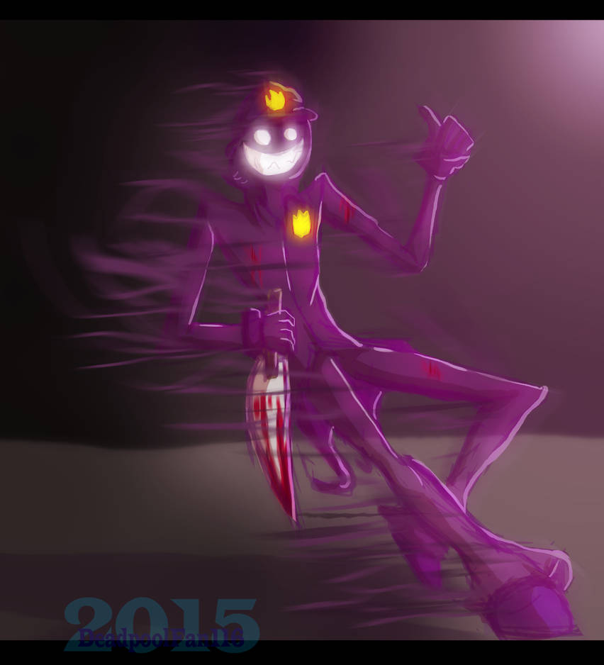 The Purple Guy Sketch By Xxriseofthedeadxx On Deviantart