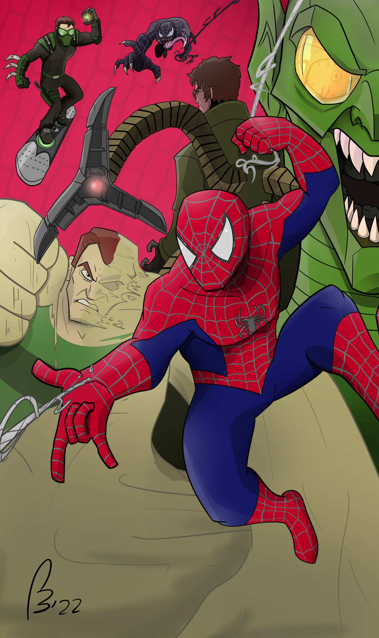 Spider Man Sam Raimi Concept Art Spider Man Sam Raimi Concept Art