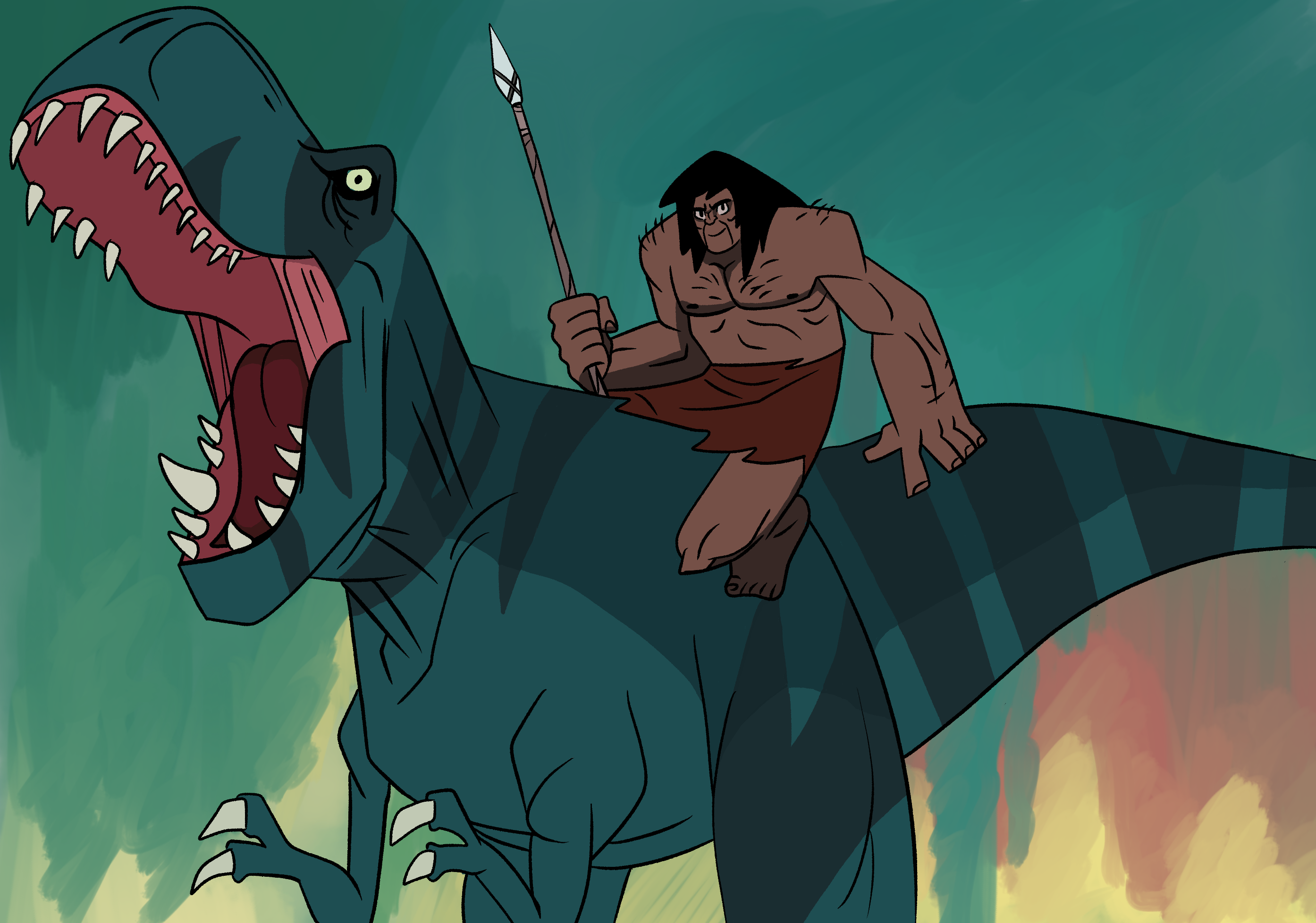 Spear And Fang Of Primal By Beeemdoubleu On Deviantart