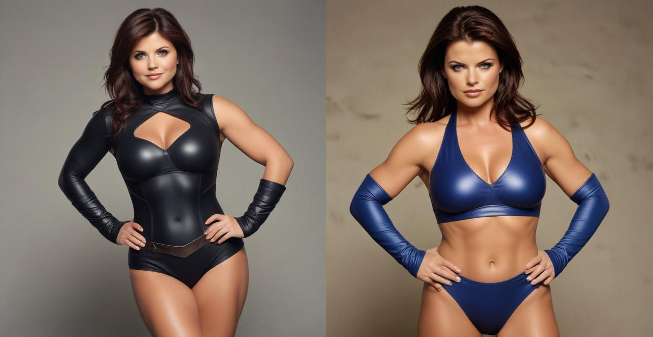 Tiffani Thiessen Vs Yasmine Bleeth By Wrestlegirl1 On Deviantart