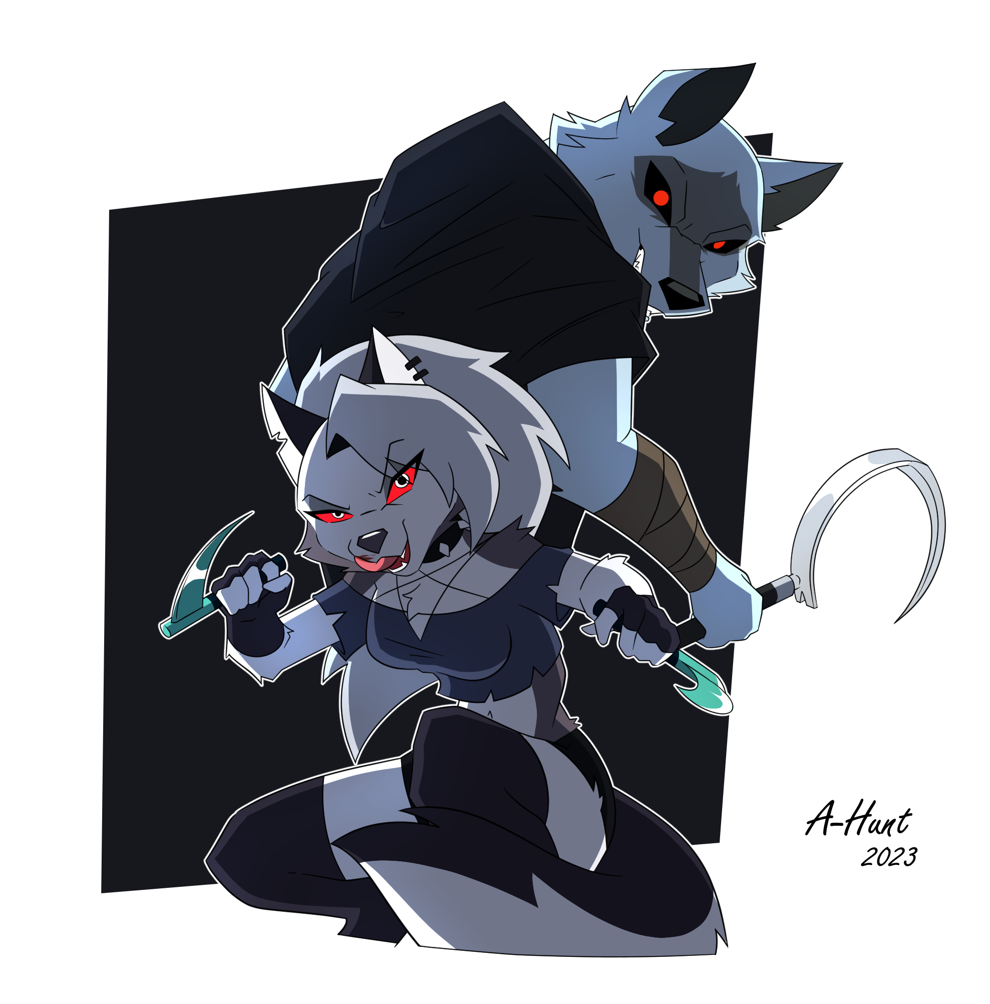 Loona And Death By A Hunt On Deviantart