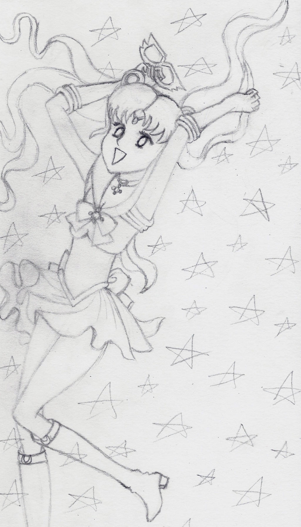 Sailor Moon Drawing By Animatelle On Deviantart