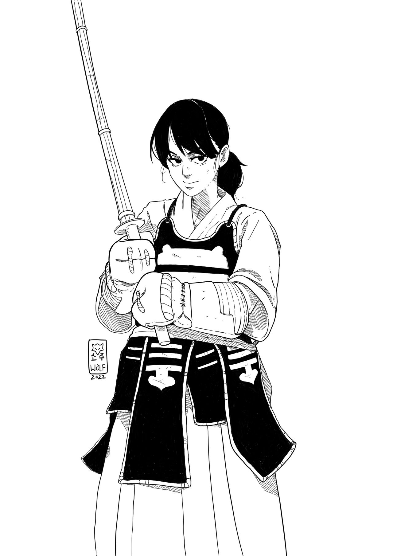Kendo Girl By Sojuwolf On Deviantart