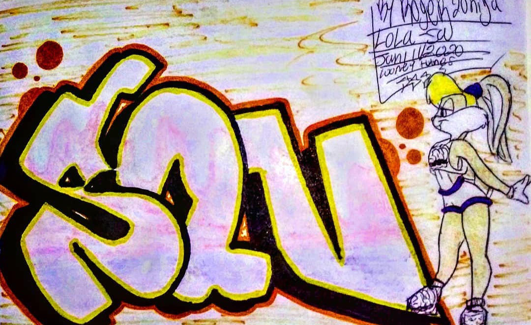 Lola Bunny Graffiti Art Looneytunes By Rogersav On Deviantart