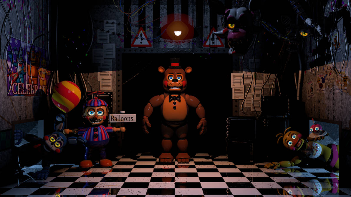 FNAF/C4D| FNAF 2 Movie Office| by ELFOXYPROYT on DeviantArt FNAF/C4D| FNAF 2 Movie Office| by ELFOXYPROYT on DeviantArt