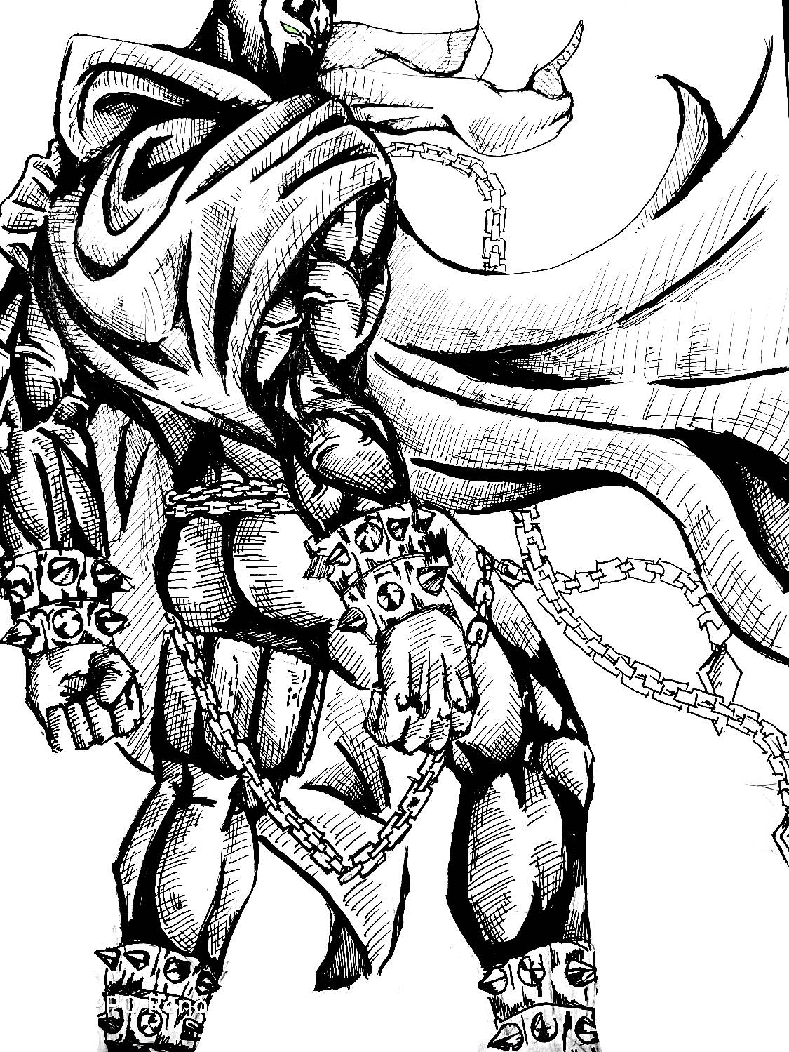 Poor Attempt To Draw Spawn Comic Style By Sekironodameplayer On Deviantart