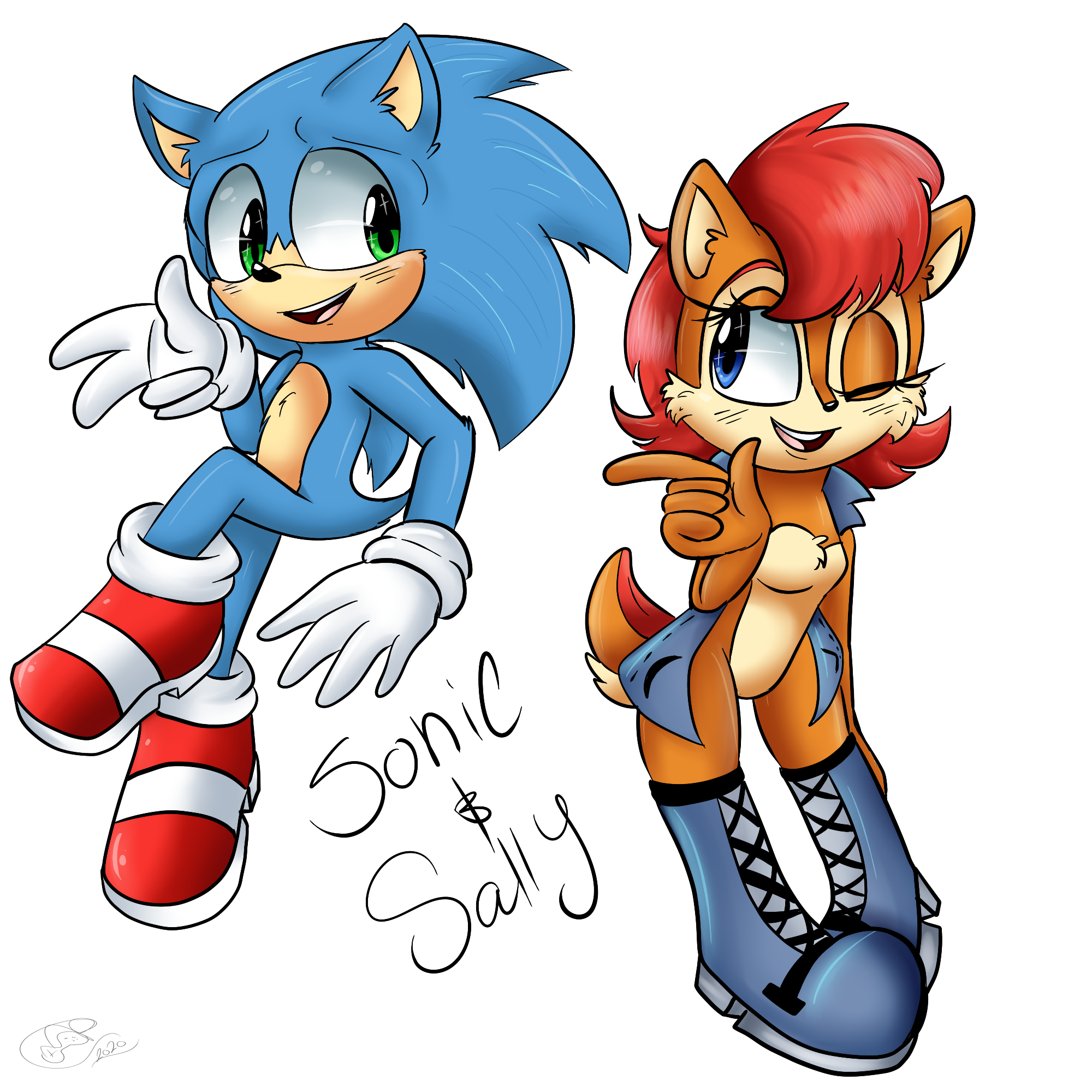 Movie Sonic And Sally By Yoshiyoshi700 On Deviantart