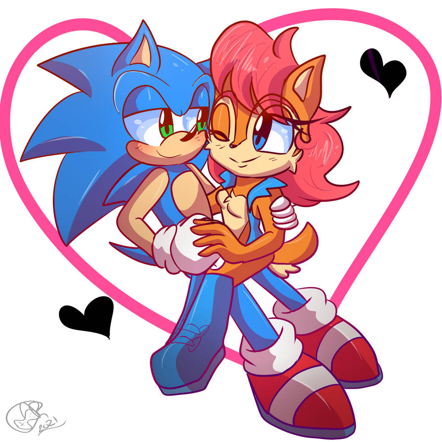 Sonic And Sallys Valentines By Yoshiyoshi700 On Deviantart