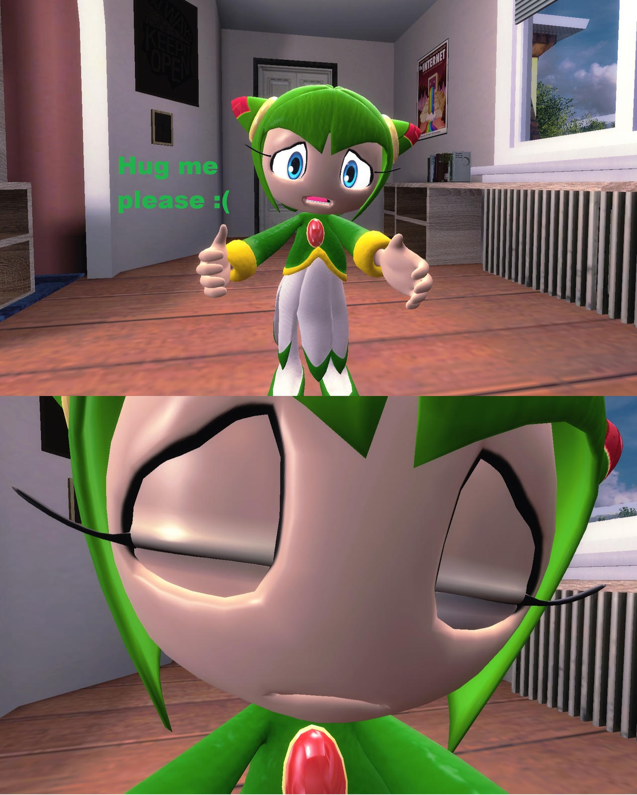 Hug Me Please Cosmo The Seedrian By Tailsandcosmoxcream On Deviantart