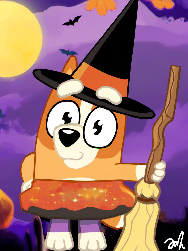 Bingo Heeler As A Witch By Wolfheartsyt On Deviantart