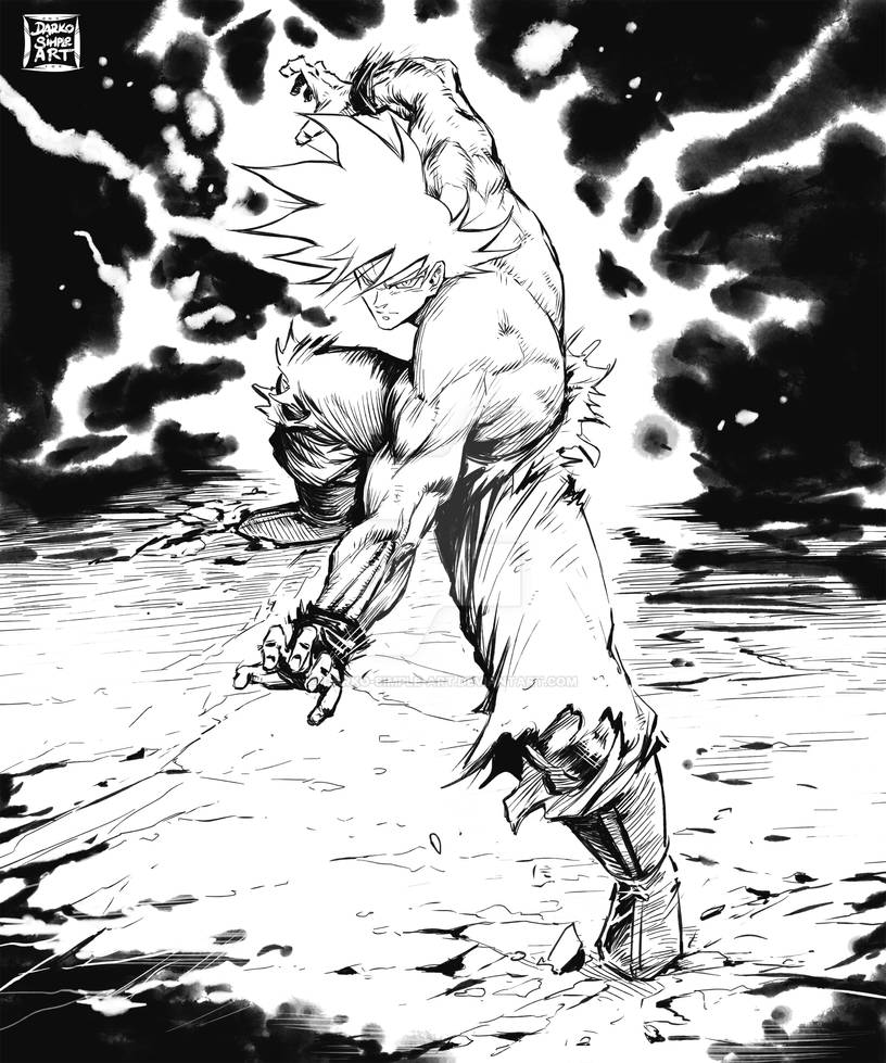 MUI GOKU - Ink by Darko-simple-ART on DeviantArt MUI GOKU - Ink by Darko-simple-ART on DeviantArt