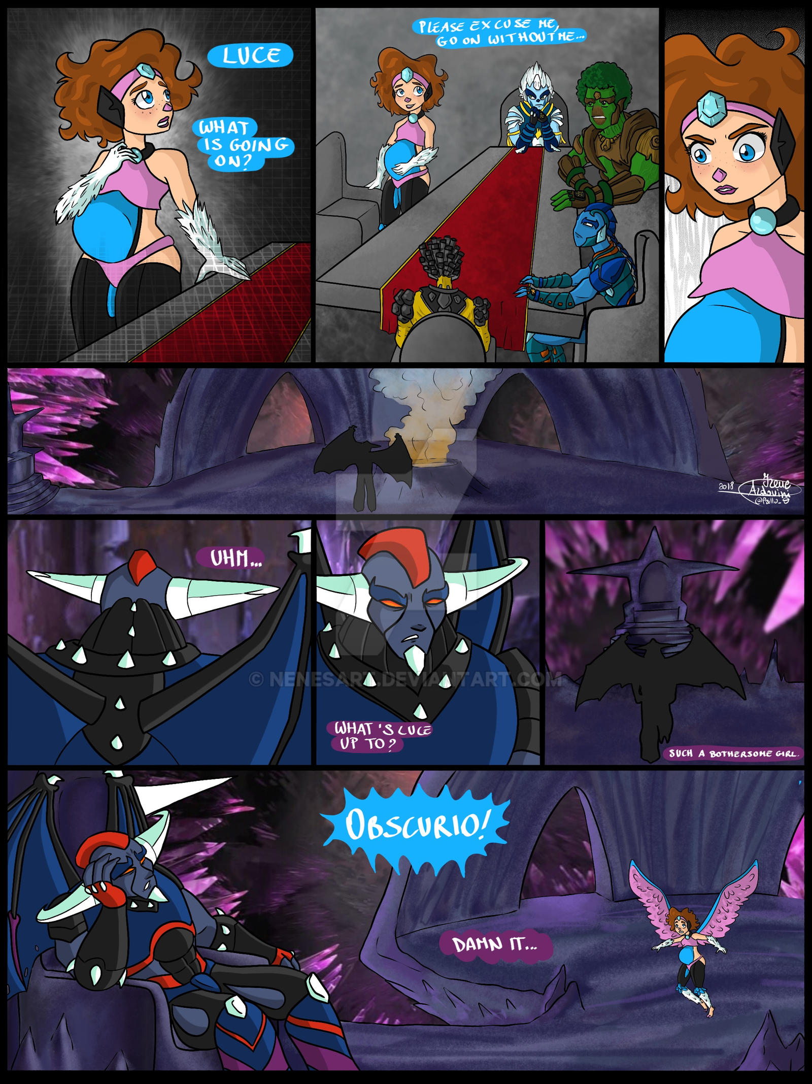 Darkness In Light Pg12 By Nenesart On Deviantart