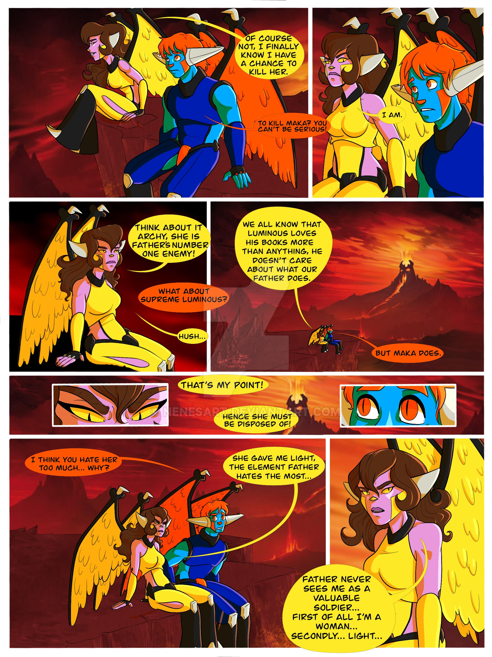 Darkness In Light Pg37 By Nenesart On Deviantart