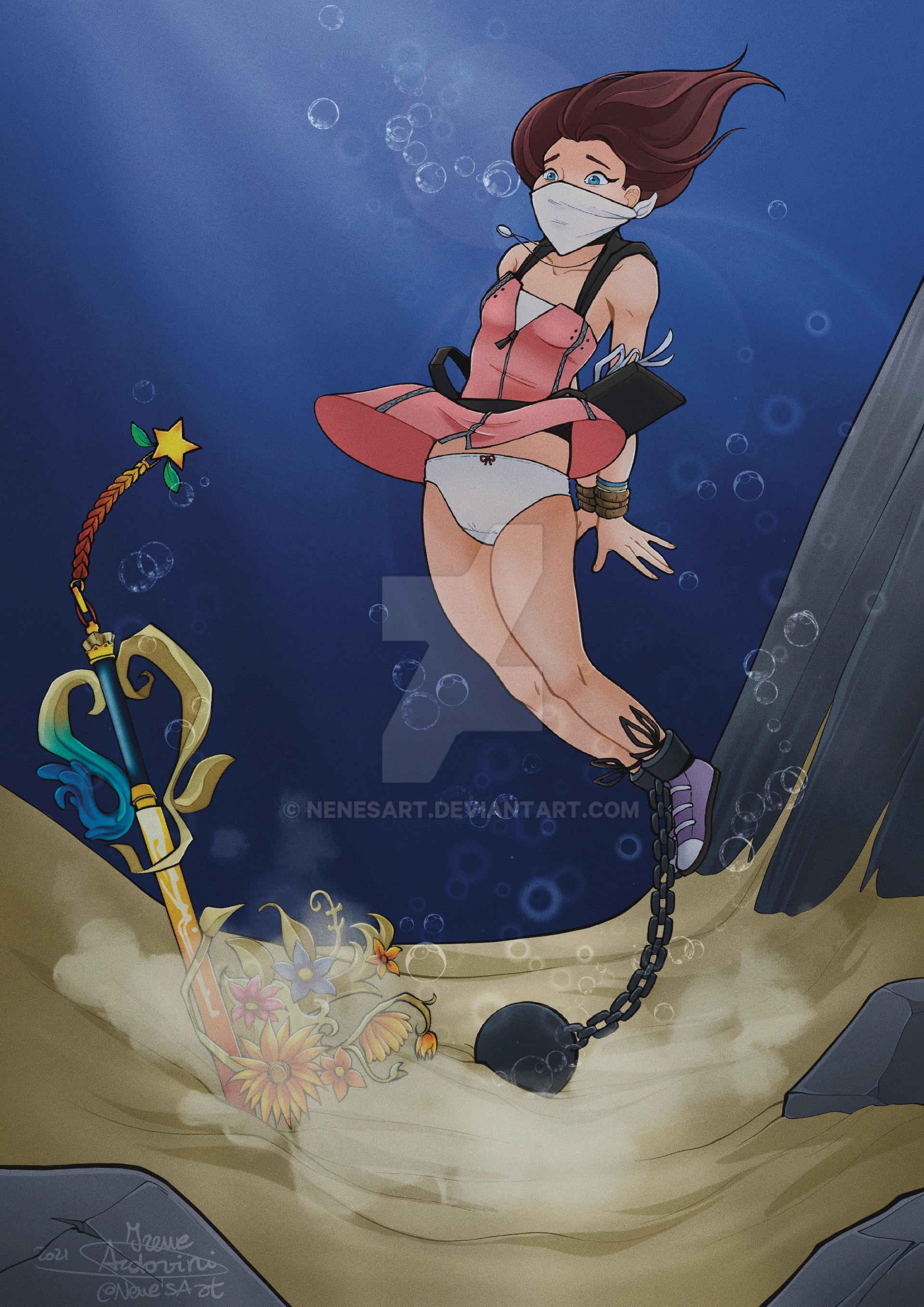 Disney On Underwater Peril Deviantart