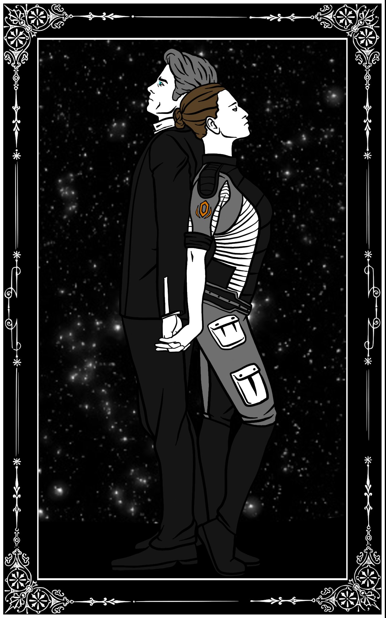 Illusive Man And Shepard By Judithmactir On Deviantart