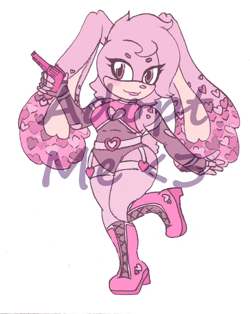 Pretty In Pink Sonic Oc Bunny Adopt Auction By Midnighttc On Deviantart