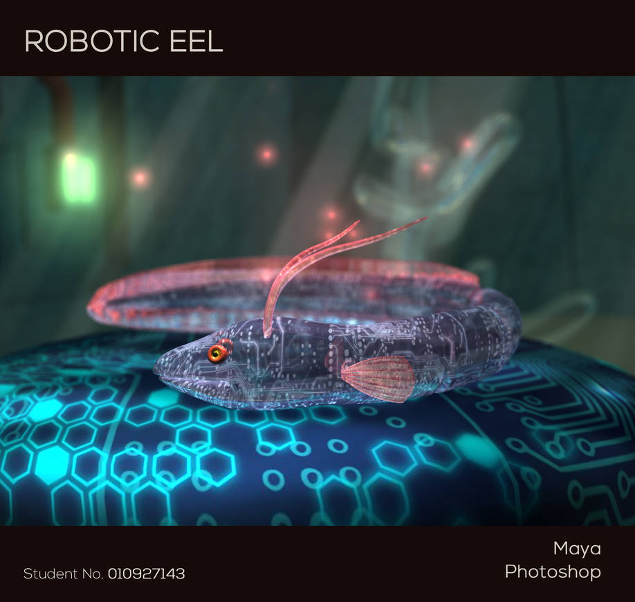 Robotic eel by AshaBhaskaran on DeviantArt Robotic eel by AshaBhaskaran on DeviantArt