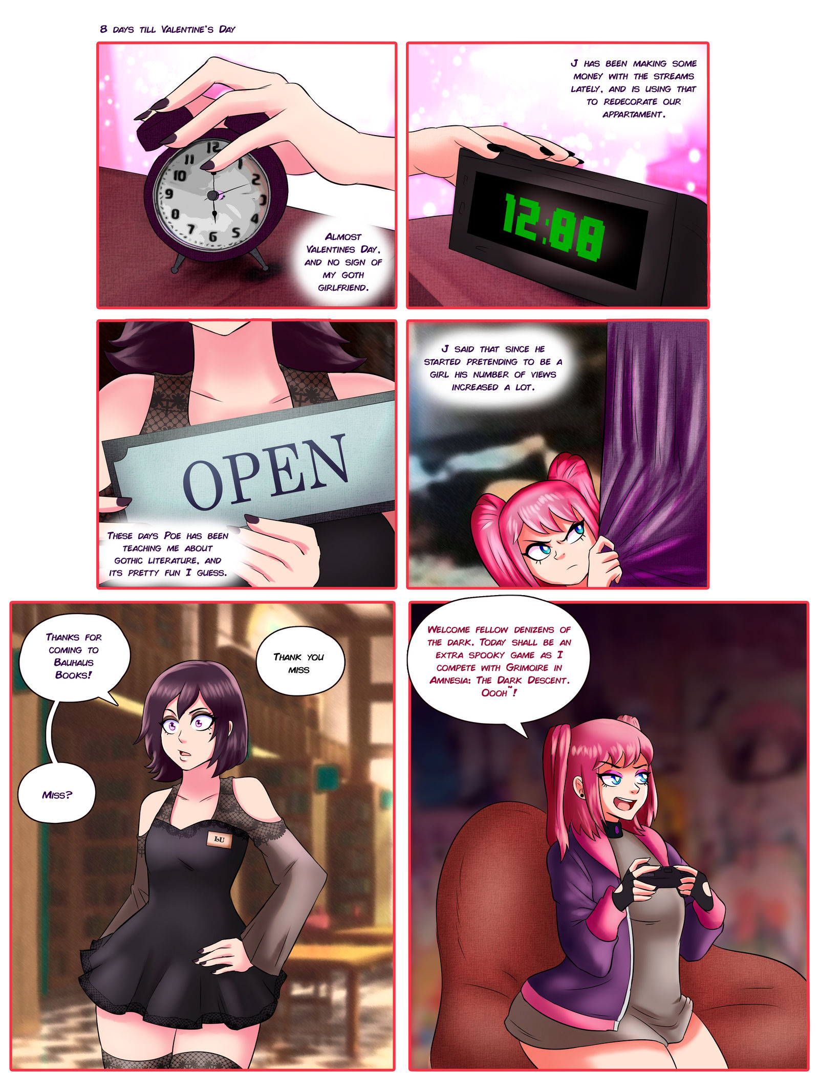 Valentines Special Goths And Geeks 1219 By Themightfenek On Deviantart
