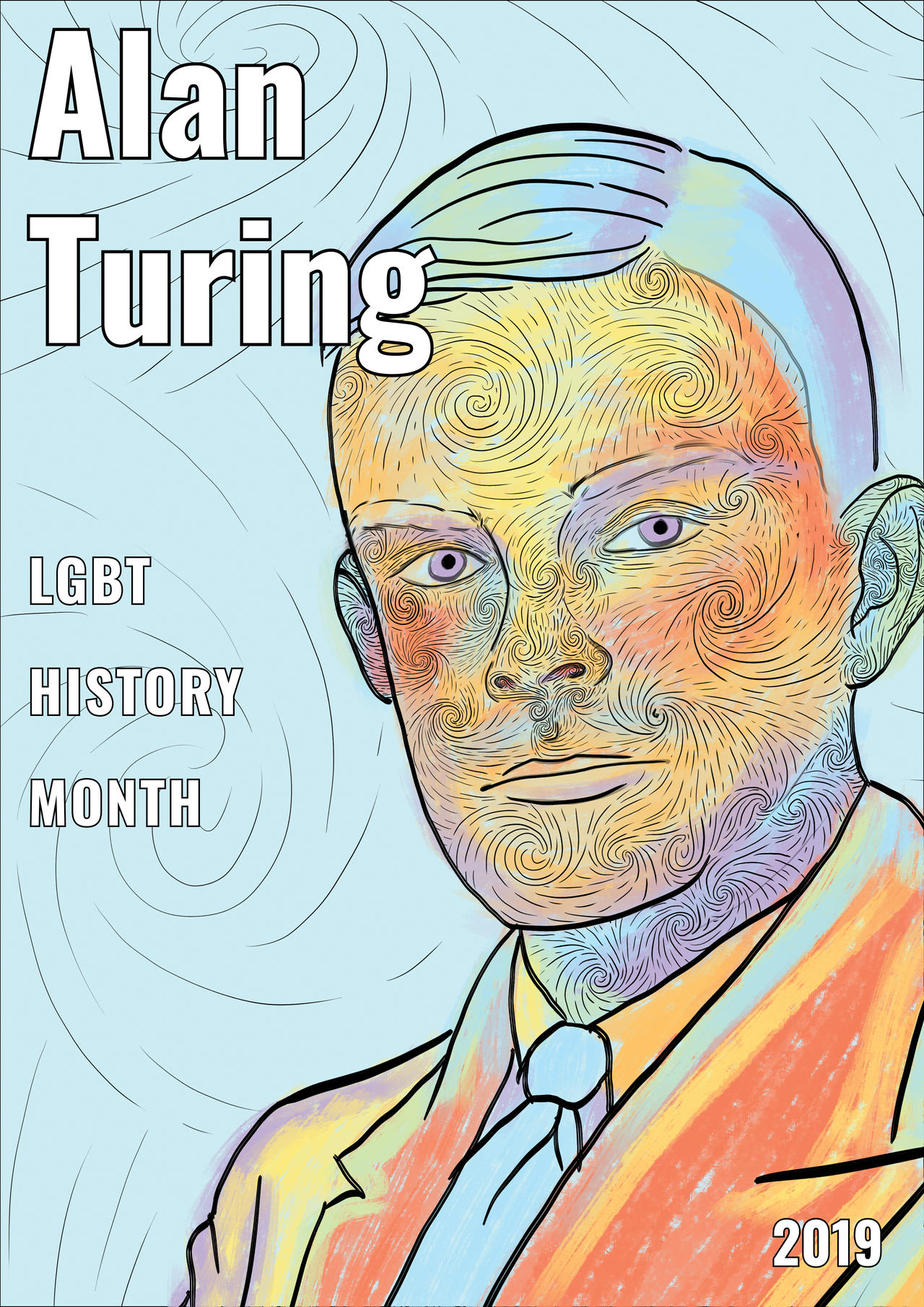 Alan Turing Poster - LGBT History Month by warrior-princess46 on DeviantArt Alan Turing Poster - LGBT History Month by warrior-princess46 on DeviantArt