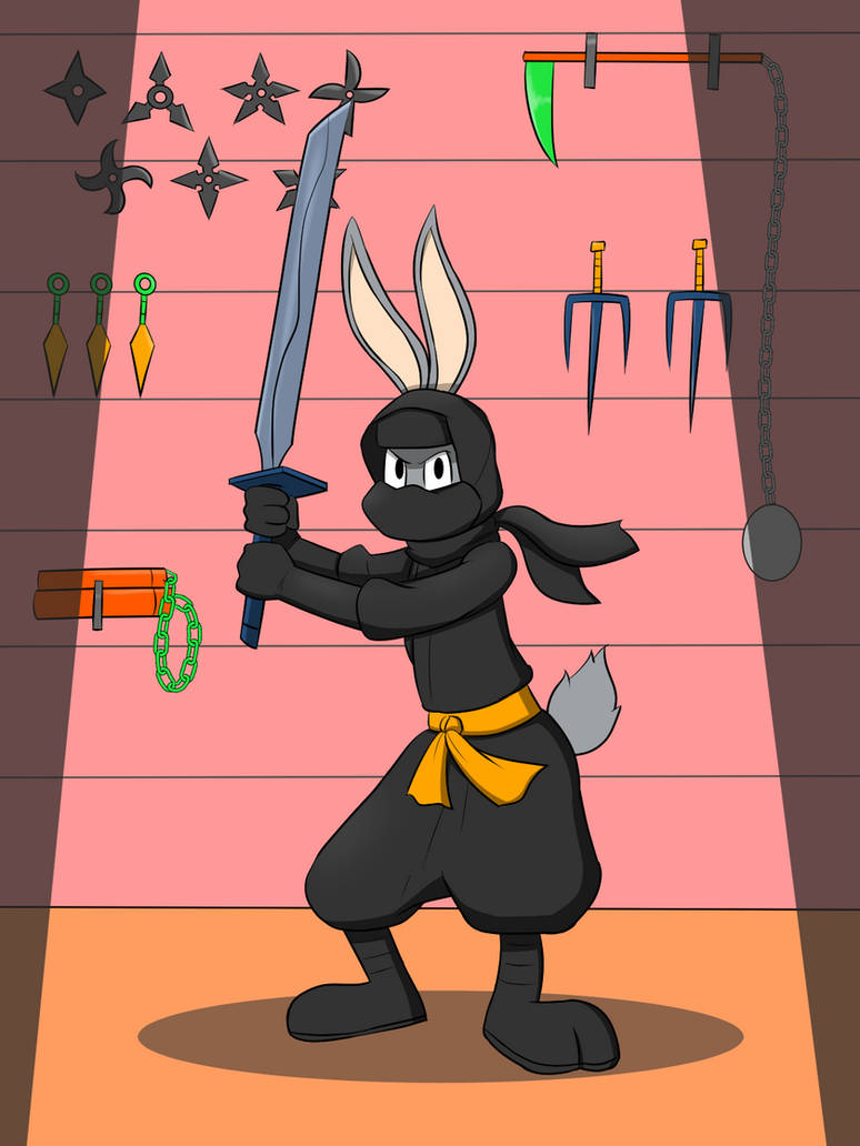 Ninja Bunny By Mew Me On Deviantart