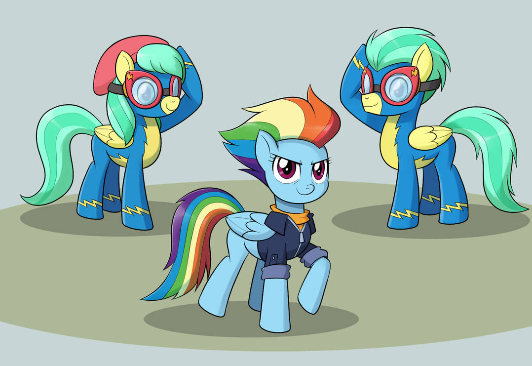 Rainbow Dash And The Barrel Twins By Mew Me On Deviantart