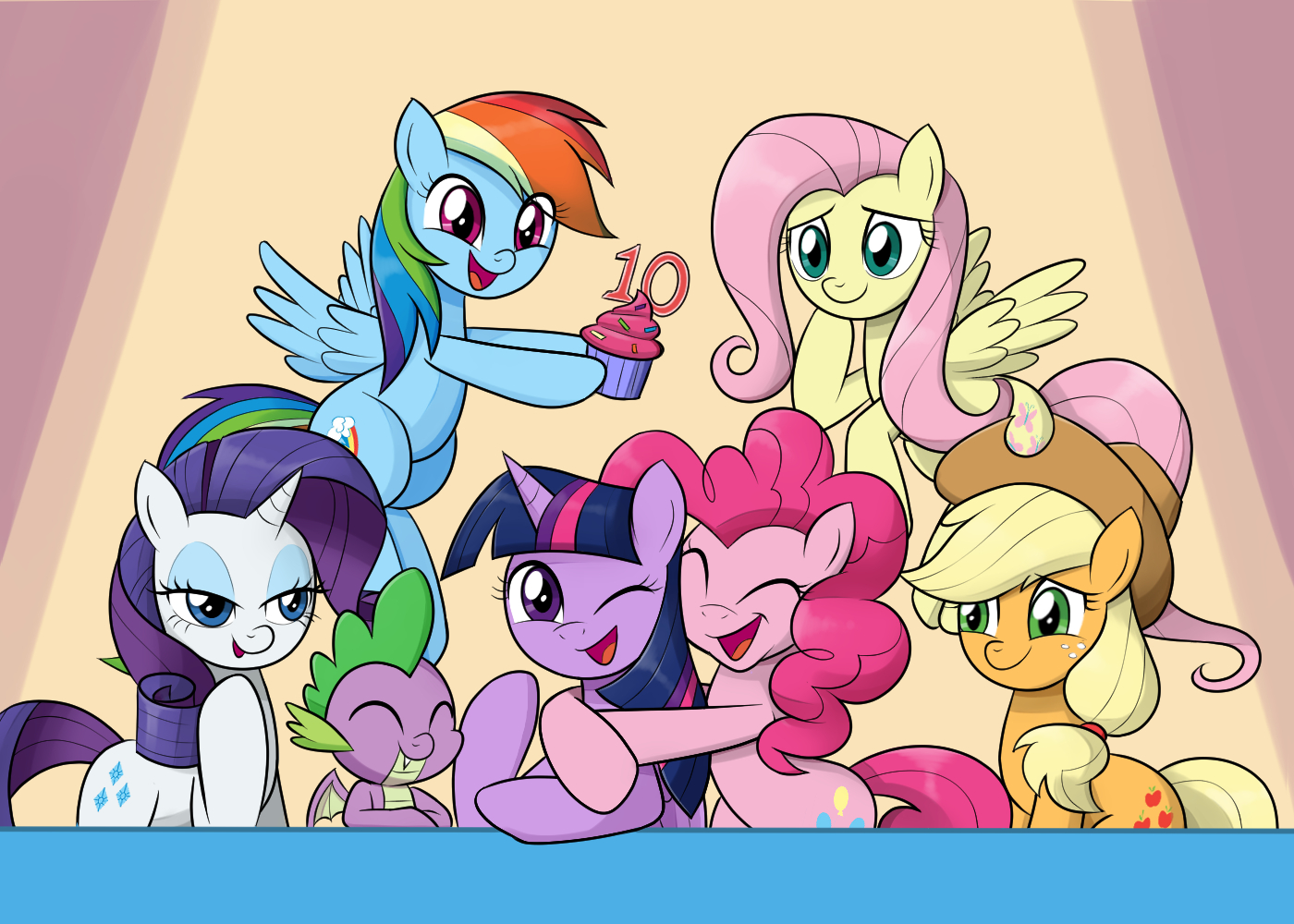 Celebrating The 10th Anniversary Of Mlpfim By Mew Me On Deviantart
