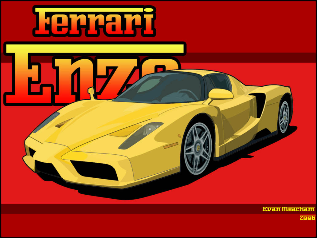 Ferrari Enzo Vector... Final? by Mister-Twoster on DeviantArt