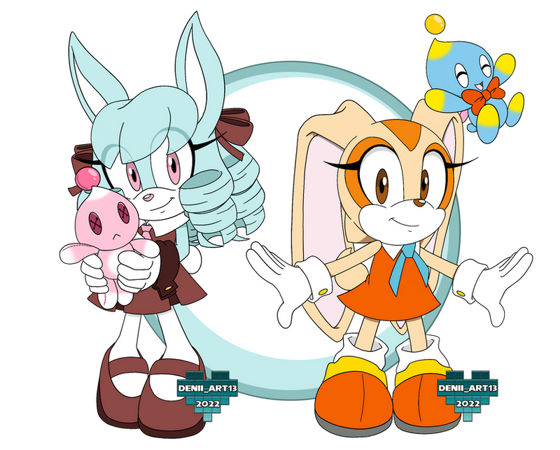 Comm Anya And Cream The Rabbit By Denii Art13 On Deviantart