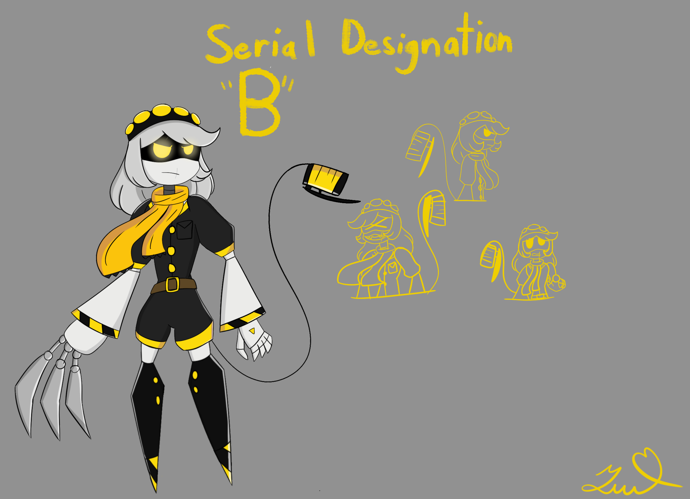 My Murder Drones Oc B By Rabbomb23 On Deviantart