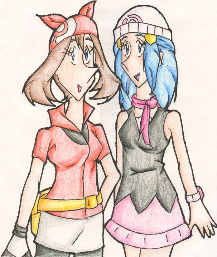 Fan Art- May and Dawn by missy-tannenbaum on DeviantArt