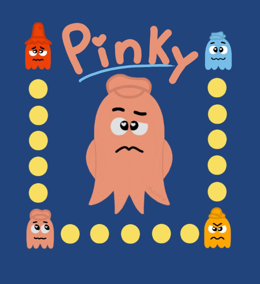 Pac Man Pinky By Mewthekitten1 On Deviantart