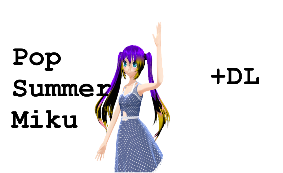 Mmd Pop Summer Miku Dl By Cakefoxy On Deviantart