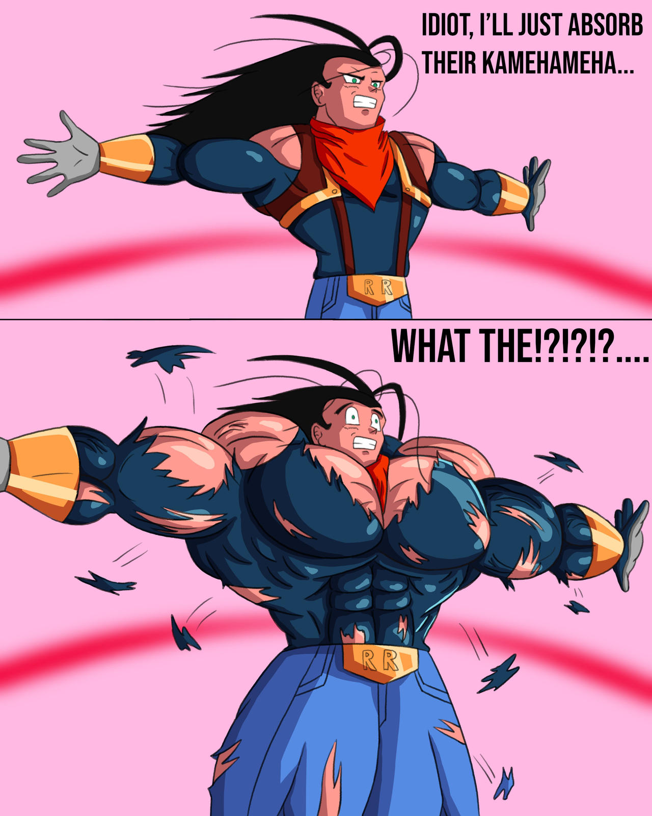 Absorbing Too Much Power Ripped Clothes Version By Imafrnin On Deviantart