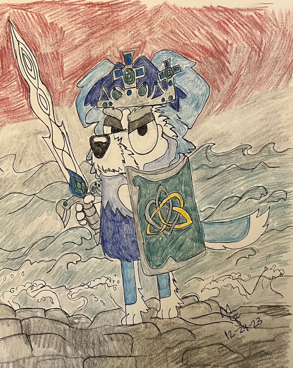 Bluey oc- King Dimitri Wolfhound by Midnight-Ghost-Light on DeviantArt Bluey oc- King Dimitri Wolfhound by Midnight-Ghost-Light on DeviantArt