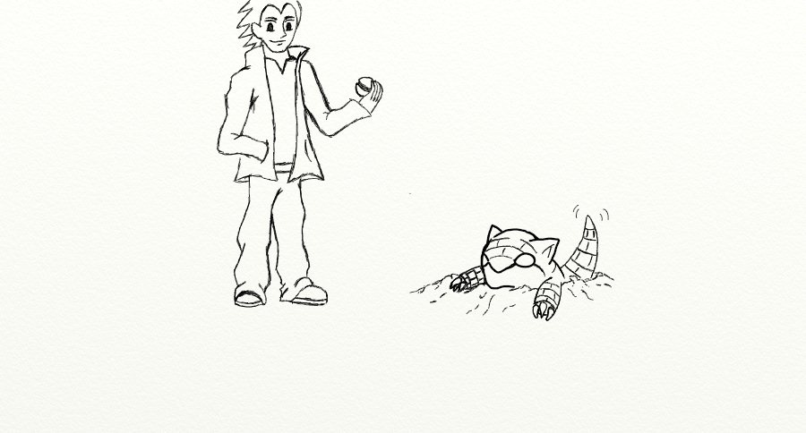 Sandshrew And Trainer By Deidara Cos On Deviantart
