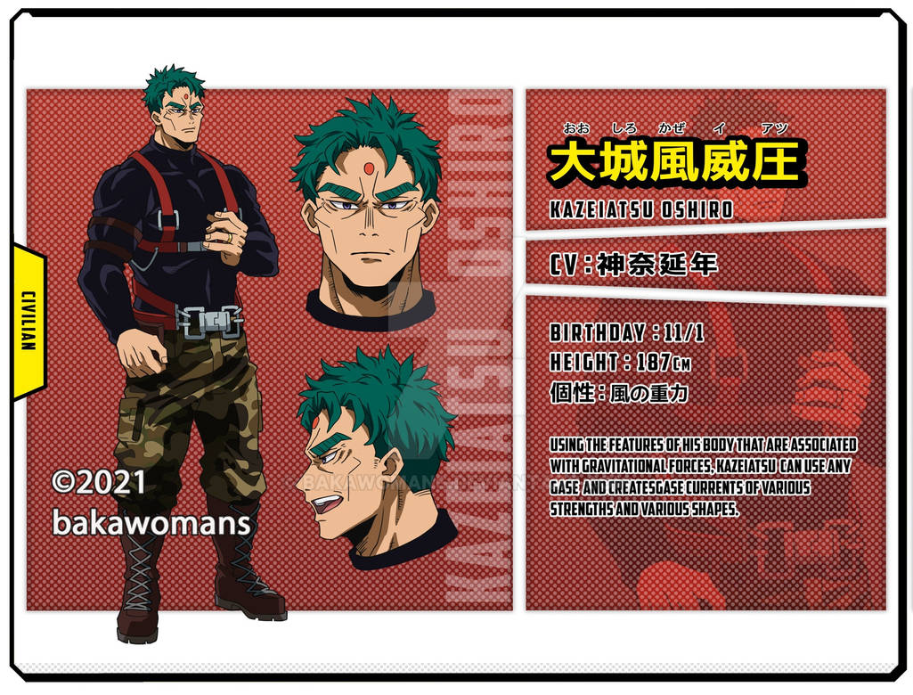 Oshiro Kazeiatsu Bnha Oc By Bakawomans On Deviantart